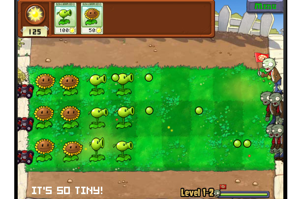 Flash-based Plants vs. Zombies is tiny, still awesome – Destructoid