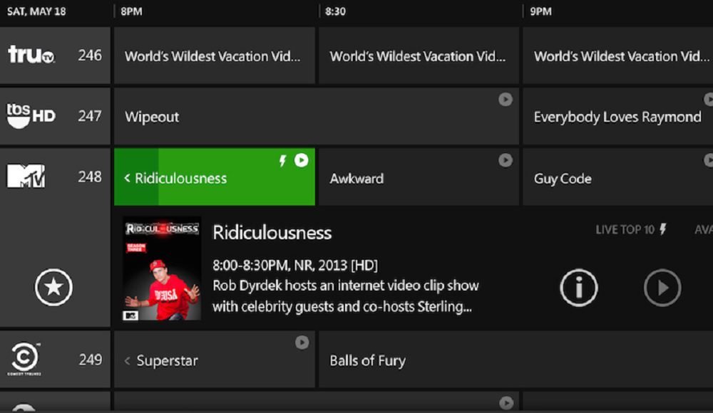Do you use Xbox One's OneGuide? Oh. Well anyway, it's going away in May ...