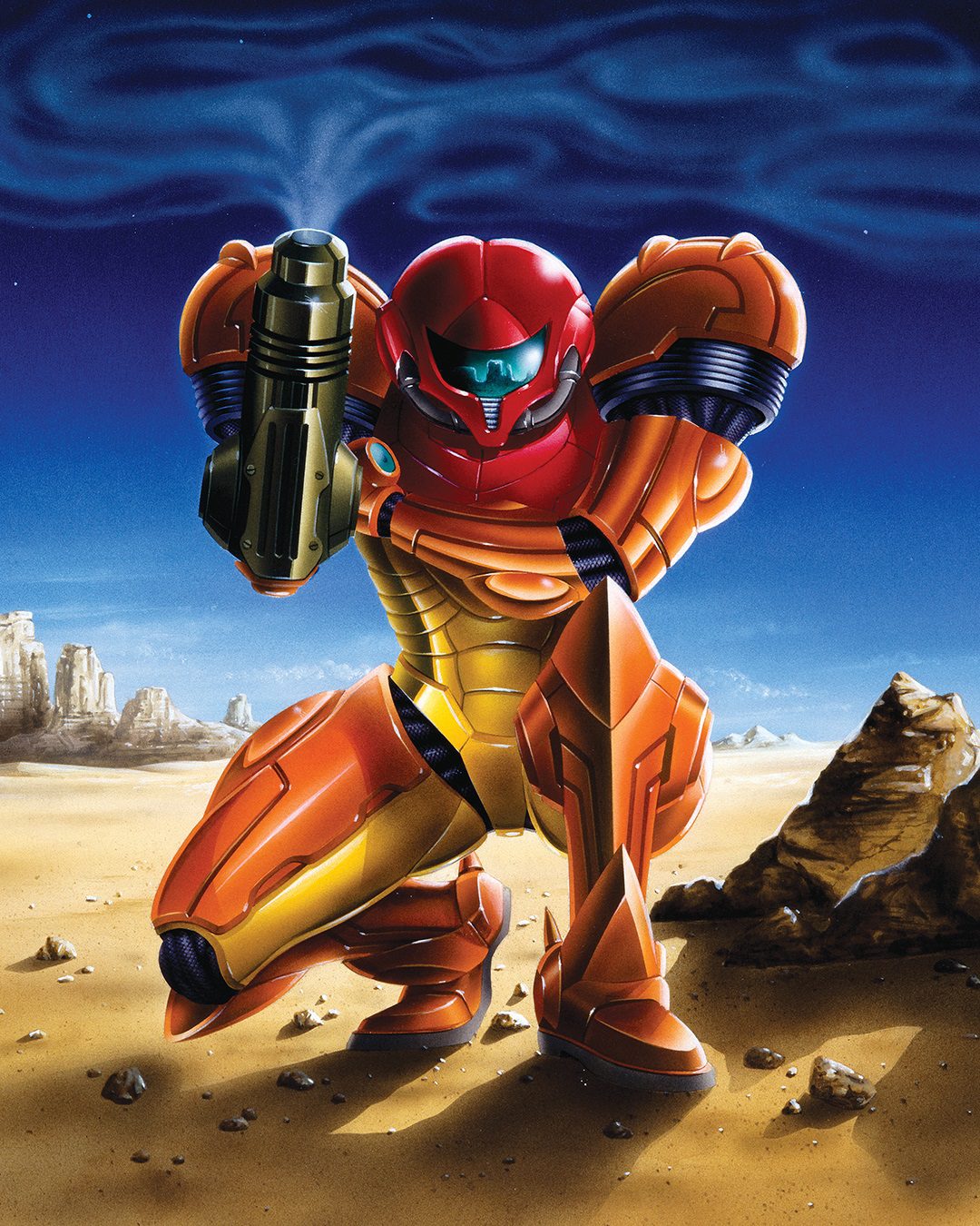 Nintendo shares clean versions of classic and modern Metroid cover art